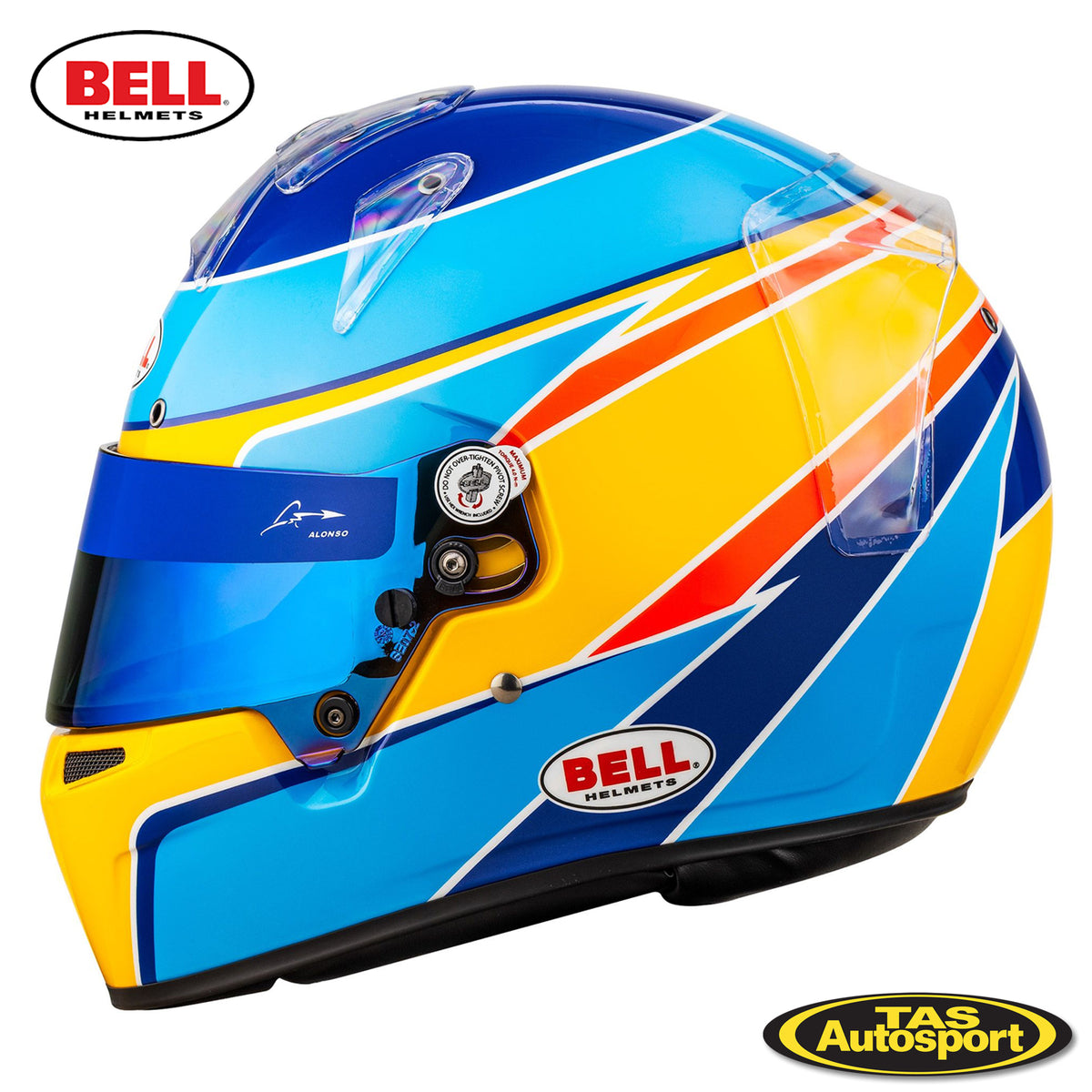 Bell KC7-CMR Kart Helmet - Fernando Alonso – Tas Autosport