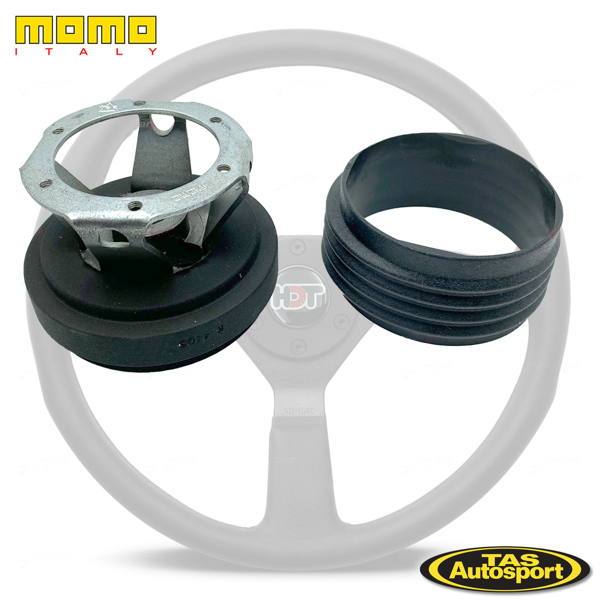 MOMO HDT Montecarlo 380MM Steering wheel with GENUINE MOMO 4805 HUB ...