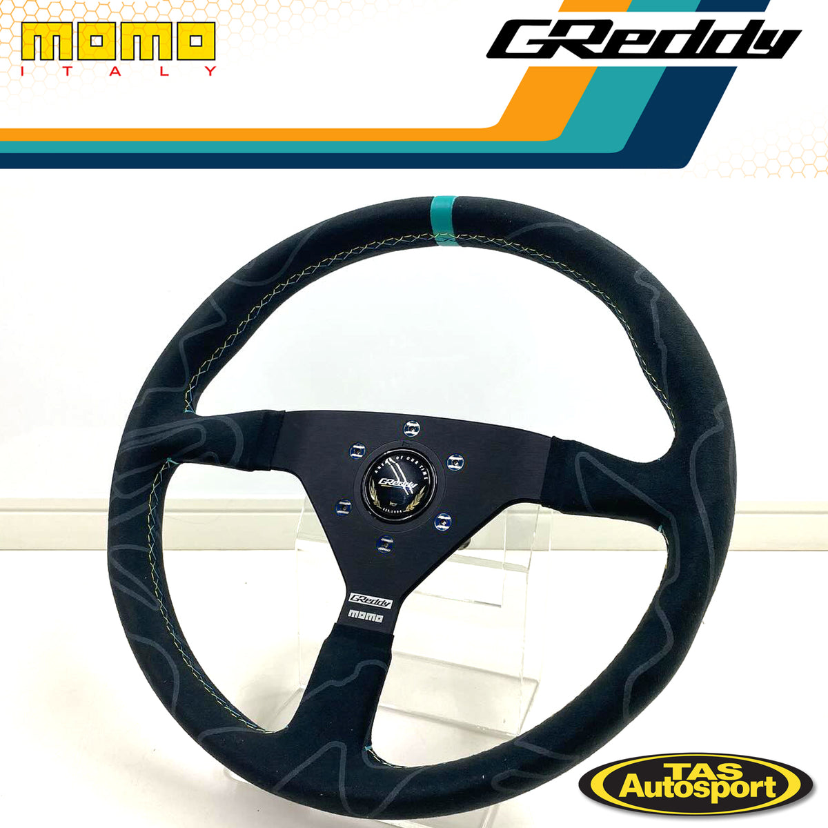 Limited Edition GReddy MOMO Alcantara Montecarlo Steering Wheel – Tas ...