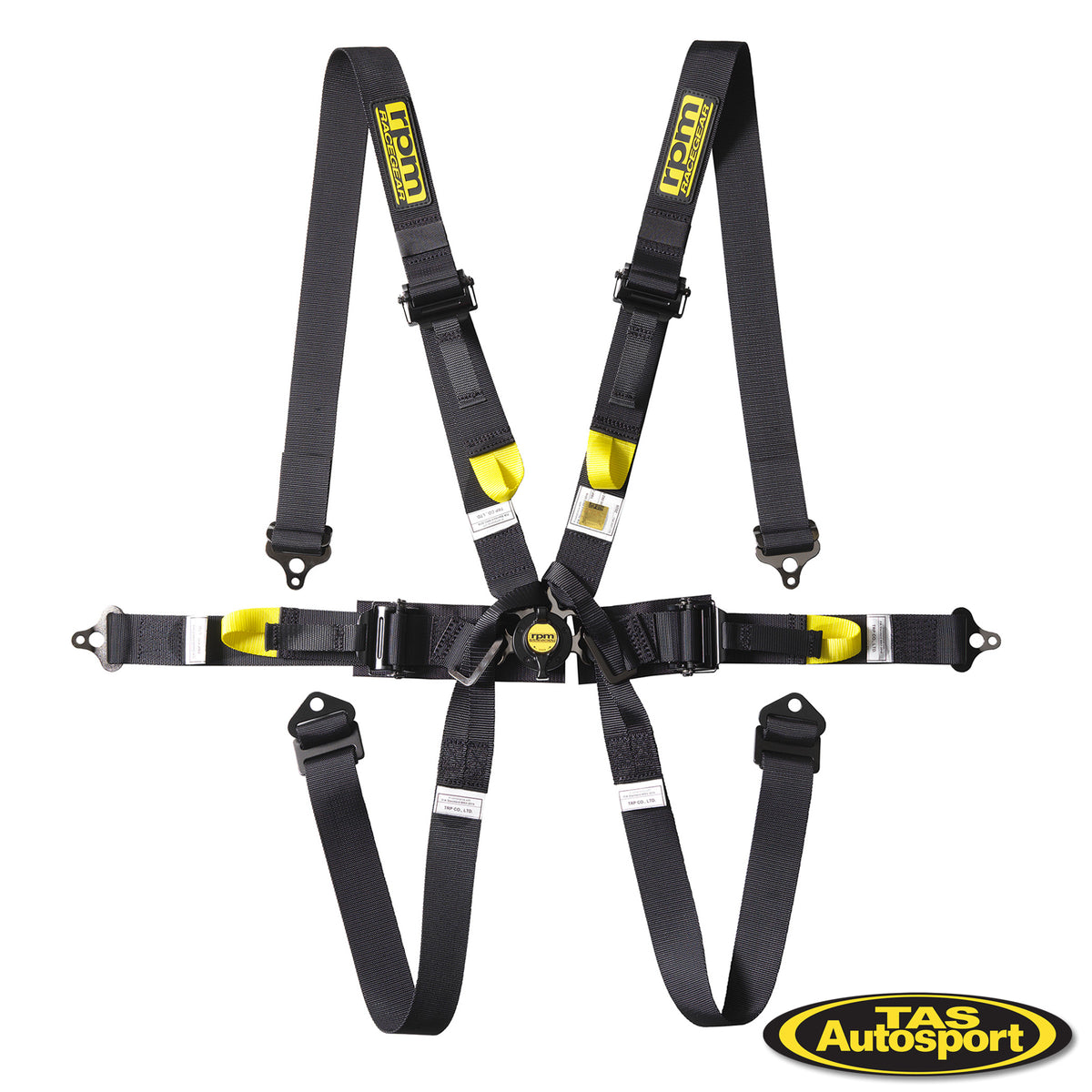 RPM FORMULA HARNESS 2″ – PULL DOWN lap adjuster – FIA – Tas Autosport