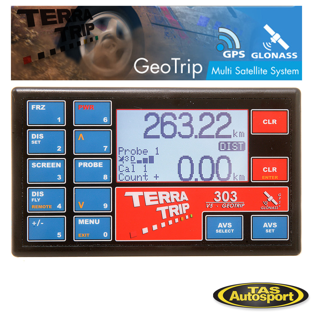 Terratrip 303 GeoTrip Version 5 Rally Computer – Tas Autosport