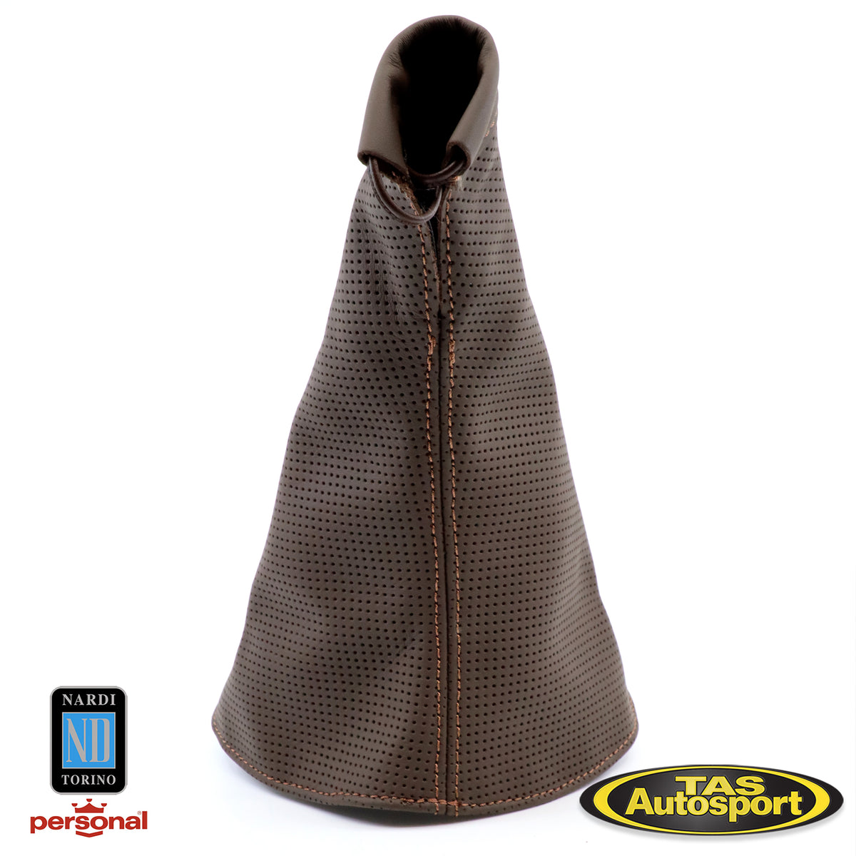 Nardi Brown Perforated Leather Hand Brake Gaiter – Tas Autosport
