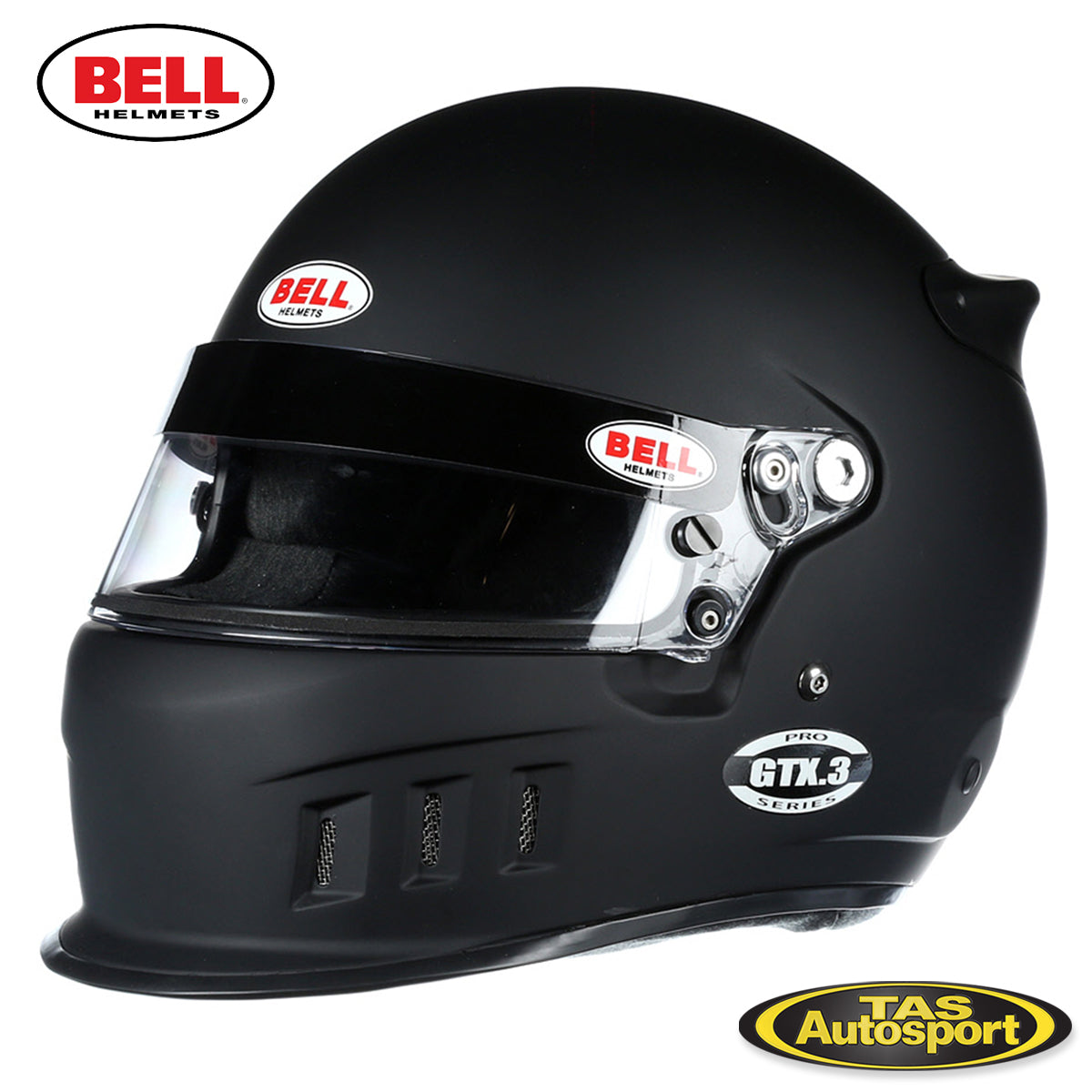 BELL GTX3 Matt Black Racing Helmet – Tas Autosport