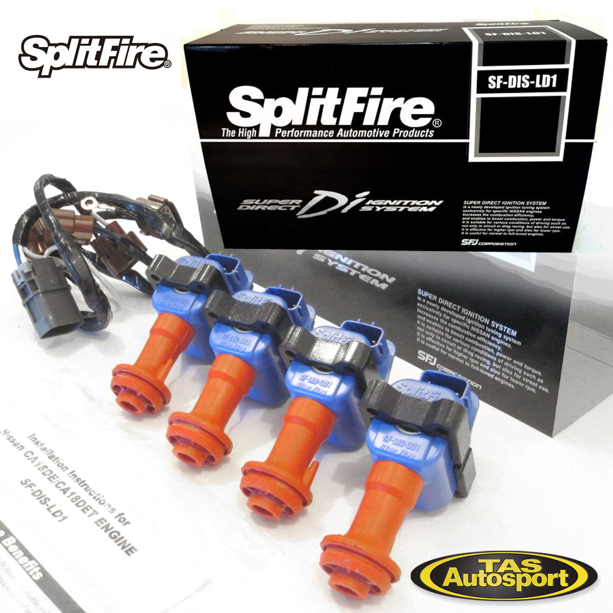 Splitfire Direct Ignition Coil PacksNissan Silvia S13 CA18 (DIS-LD1 ...
