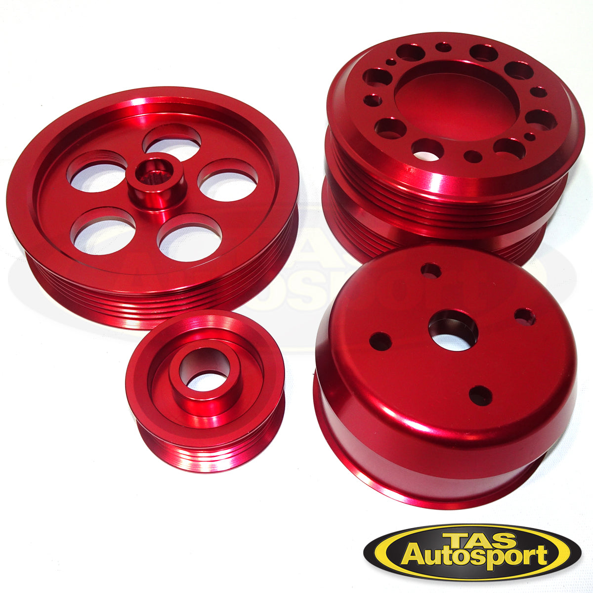 Mazda RX7 Red Engine Pulley Kit – Tas Autosport