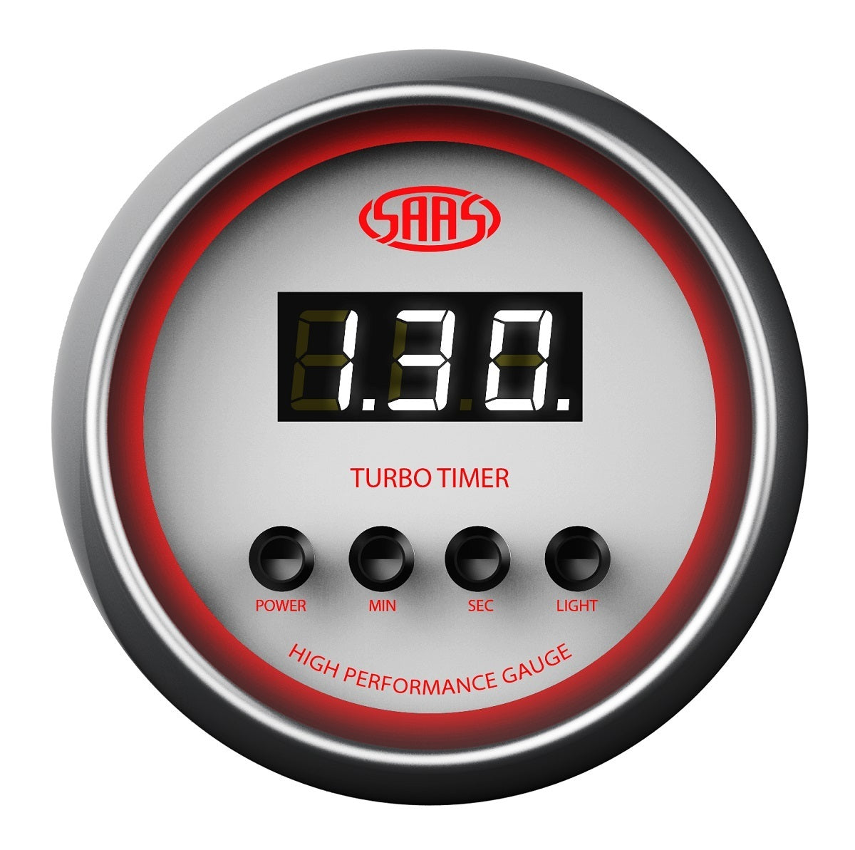 Turbo Timer Digital Auto 52mm White Muscle Series – Tas Autosport