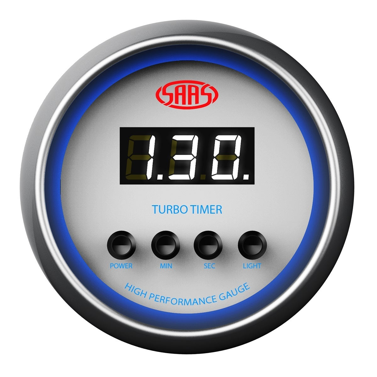 Turbo Timer Digital Auto 52mm White Muscle Series – Tas Autosport