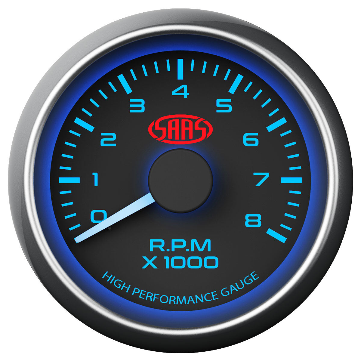 Tachometer 0-8K 52mm Black Muscle Series – Tas Autosport