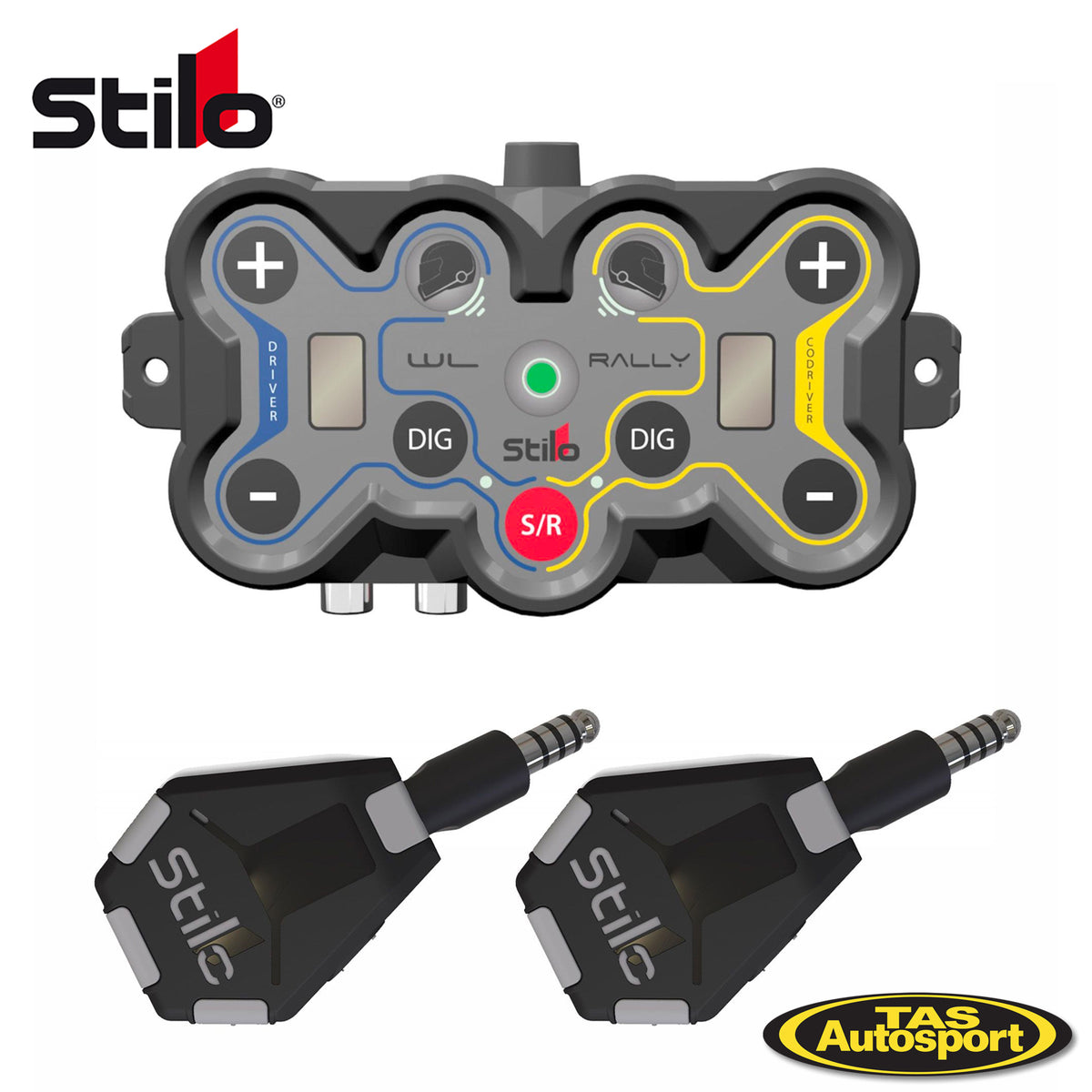 Stilo DG WL-10 Wireless Amplifier Plus 2 x WL Key Helmet Modules Plug ...