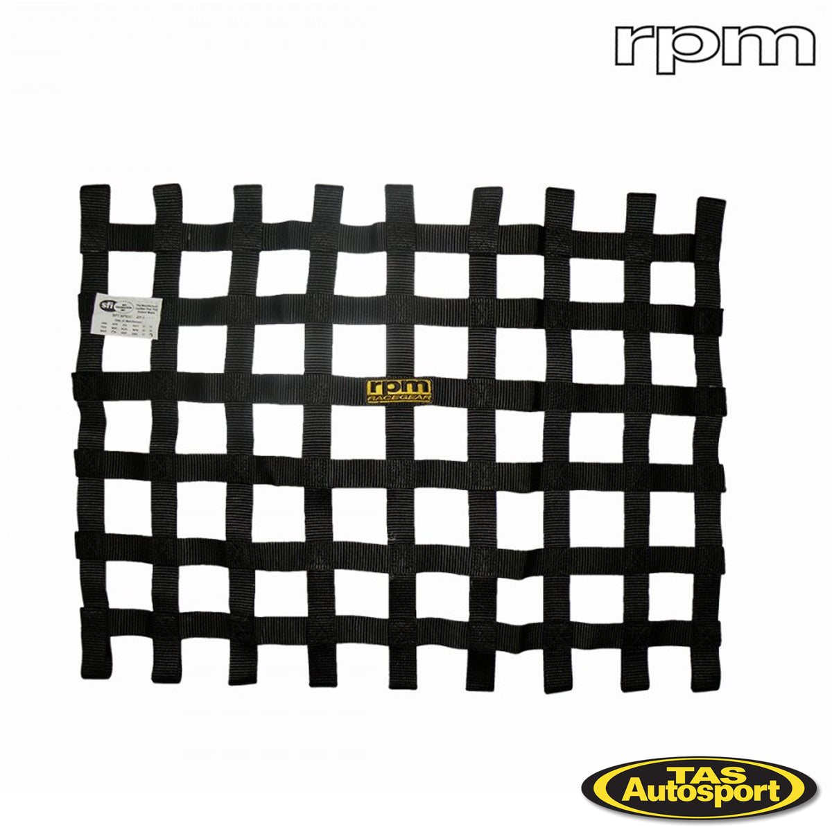 RPM SFI WINDOW NET 18 x 23 - for Speedway – Tas Autosport